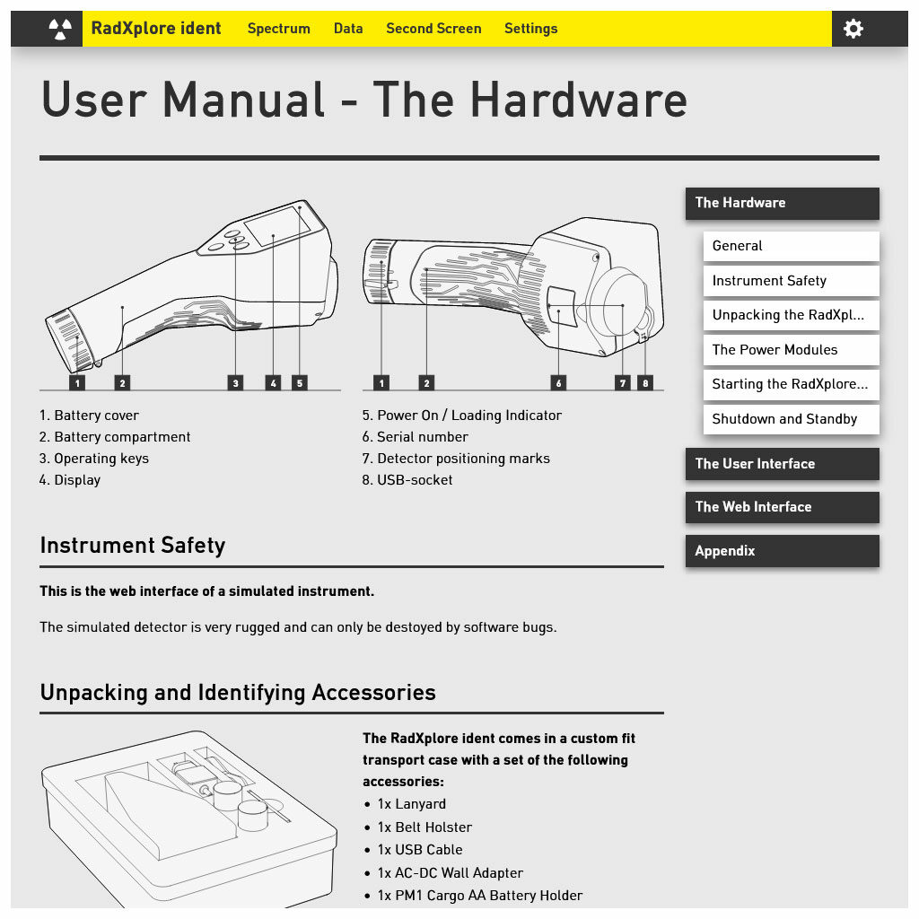 High-efficiency radionuclide identifier GRAETZ RadXplore-ident